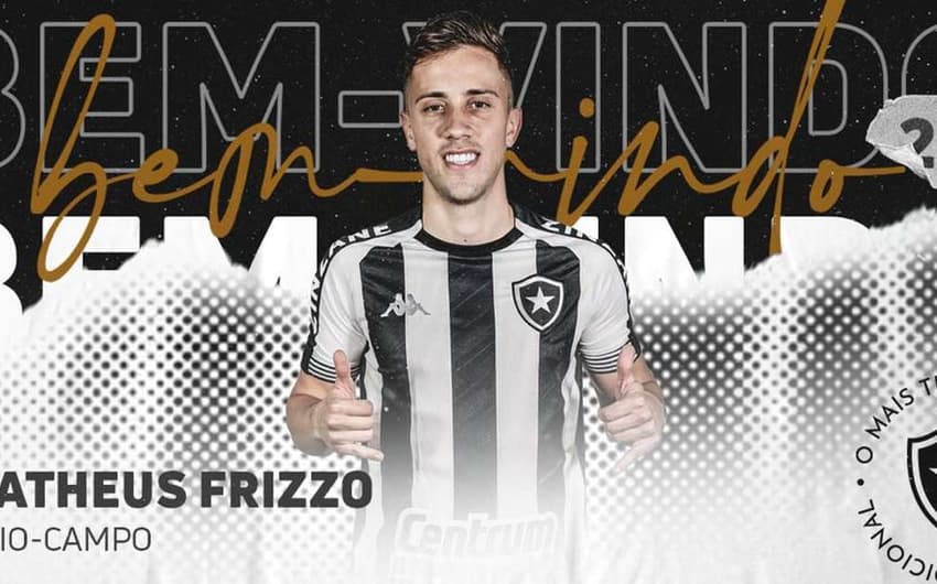 Botafogo anuncia a contratação do meio-campista Matheus Frizzo - Lance!