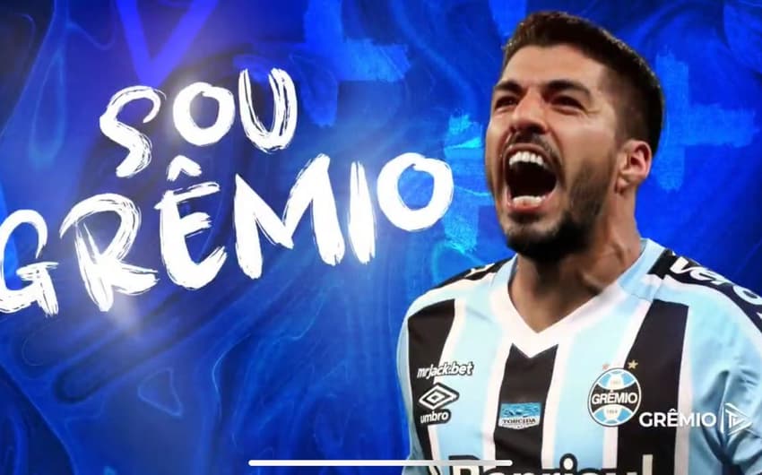 Grêmio anuncia contratação do atacante Luis Suárez - Lance! Grêmio anuncia contratação do atacante Luis Suárez - Lance!