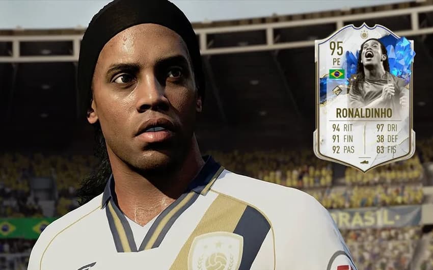 Ronaldinho supera Garrincha em novo card do FIFA 23 - Lance!
