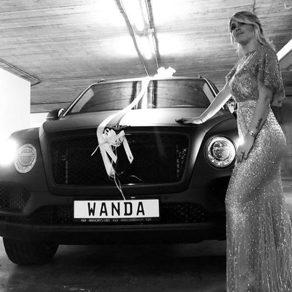 Após festão de aniversário, Wanda Icardi ganha carro de luxo do jogador ...