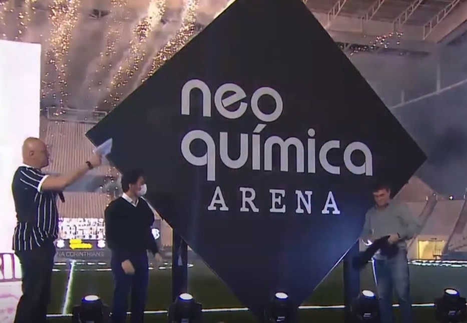 VÍDEO: Veja o momento da revelação do nome Neo Química Arena - Lance!