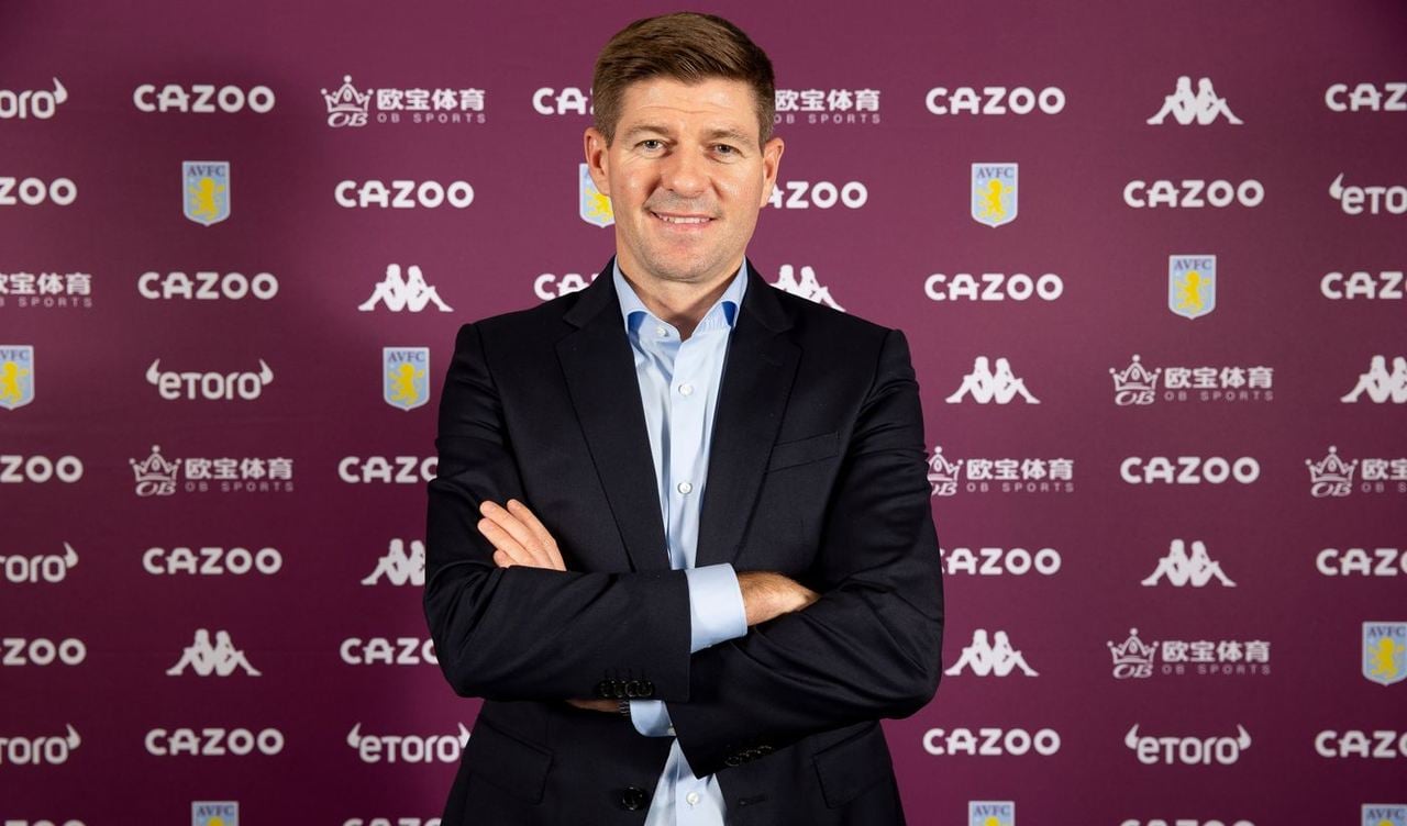 Steven Gerrard é apresentado como novo técnico do Aston Villa - Lance!