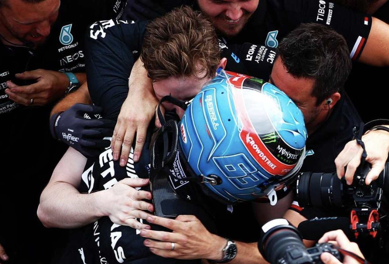 Russell conquista primeira pole da carreira e domina redes sociais - Lance!