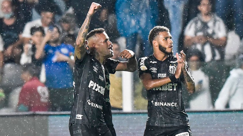 Luan, do Santos, marca após longo jejum e leva internet à loucura - Lance!