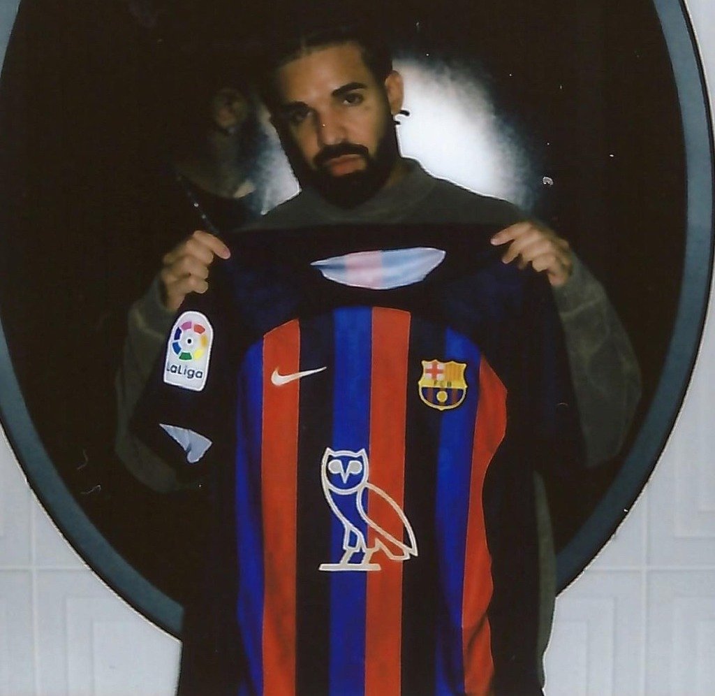 Drake aposta milhões em vitória de Barcelona e Arsenal e se dá mal - Lance!