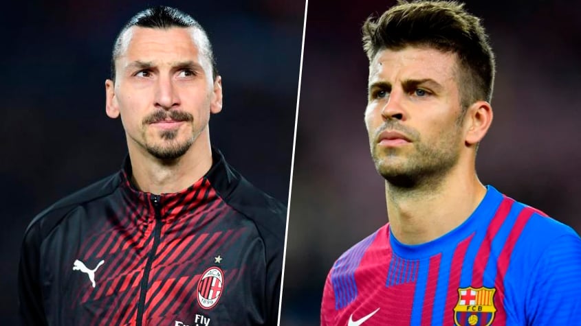 Piqué relembra foto polêmica com Ibrahimovic e diz: 'Poderia beijá-lo ...