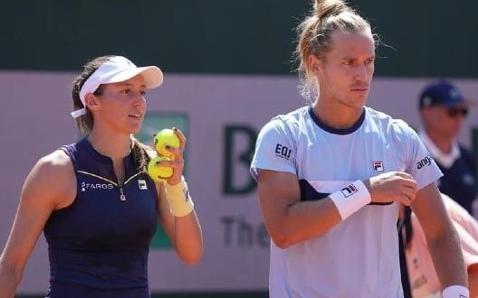 Stefani e Matos comemoram atuação e vaga nas 4ªs em Roland Garros - Lance!