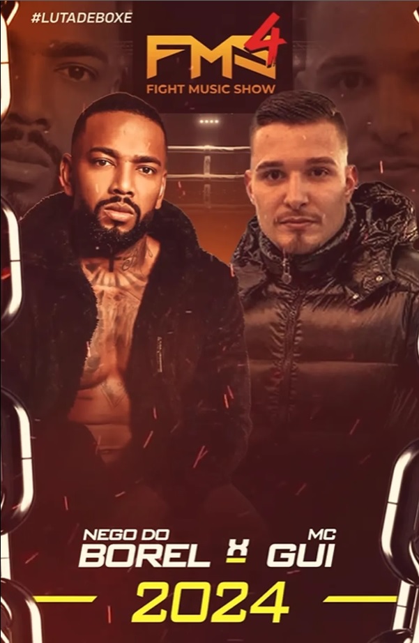 Cantor Nego do Borel vai lutar contra MC Gui em evento que também terá ...