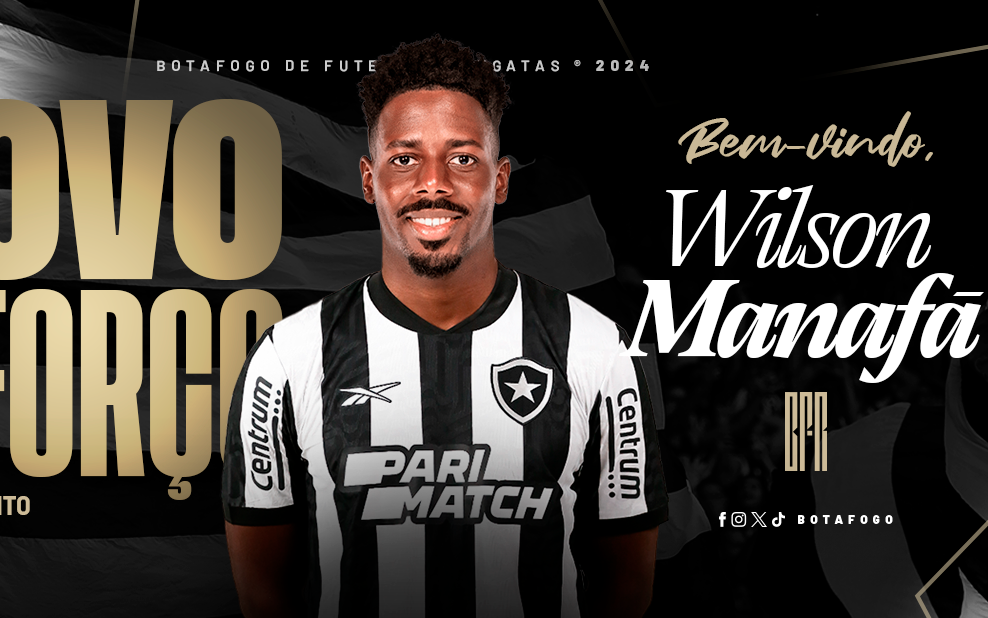 Botafogo anuncia a contratação de Wilson Manafá