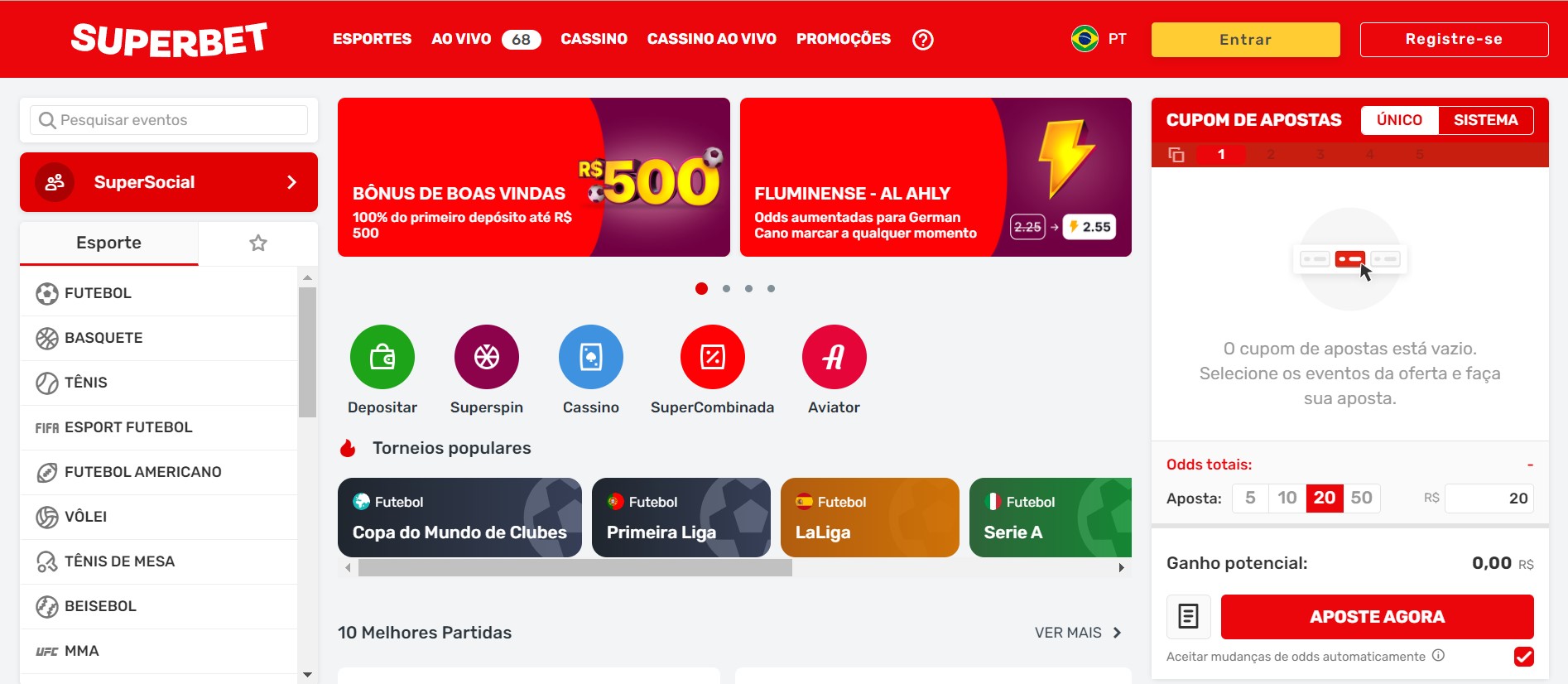 Superbet apostas: Saiba como funciona o site